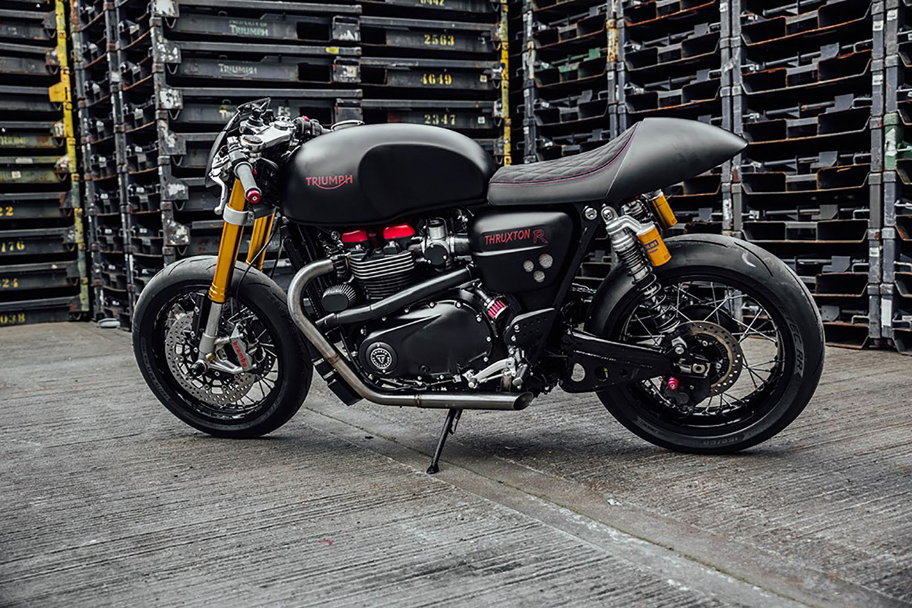 Triumph Thruxton ganha motor turbo para festival