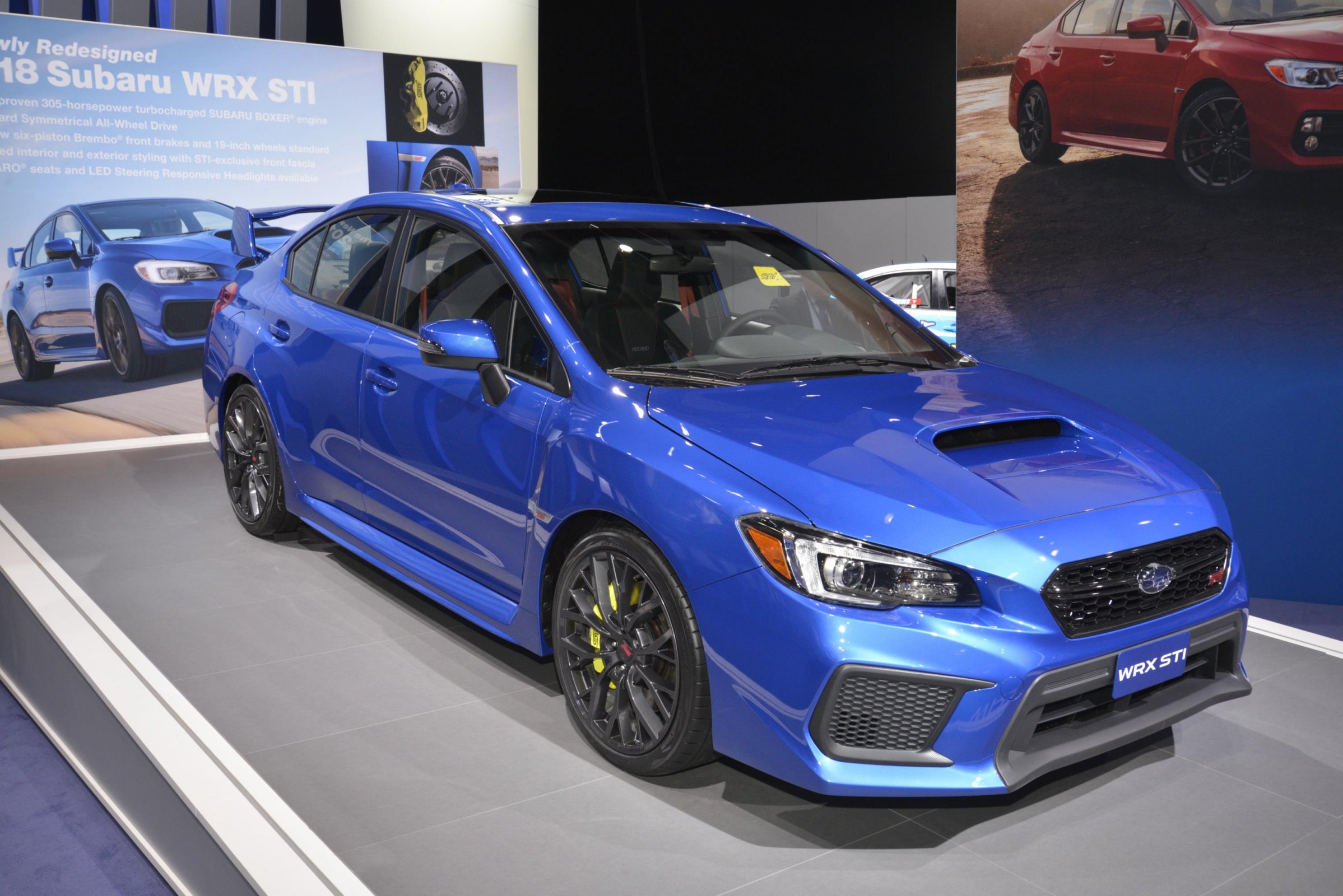 WRX e WRX STI aparecem reestilizados em Detroit