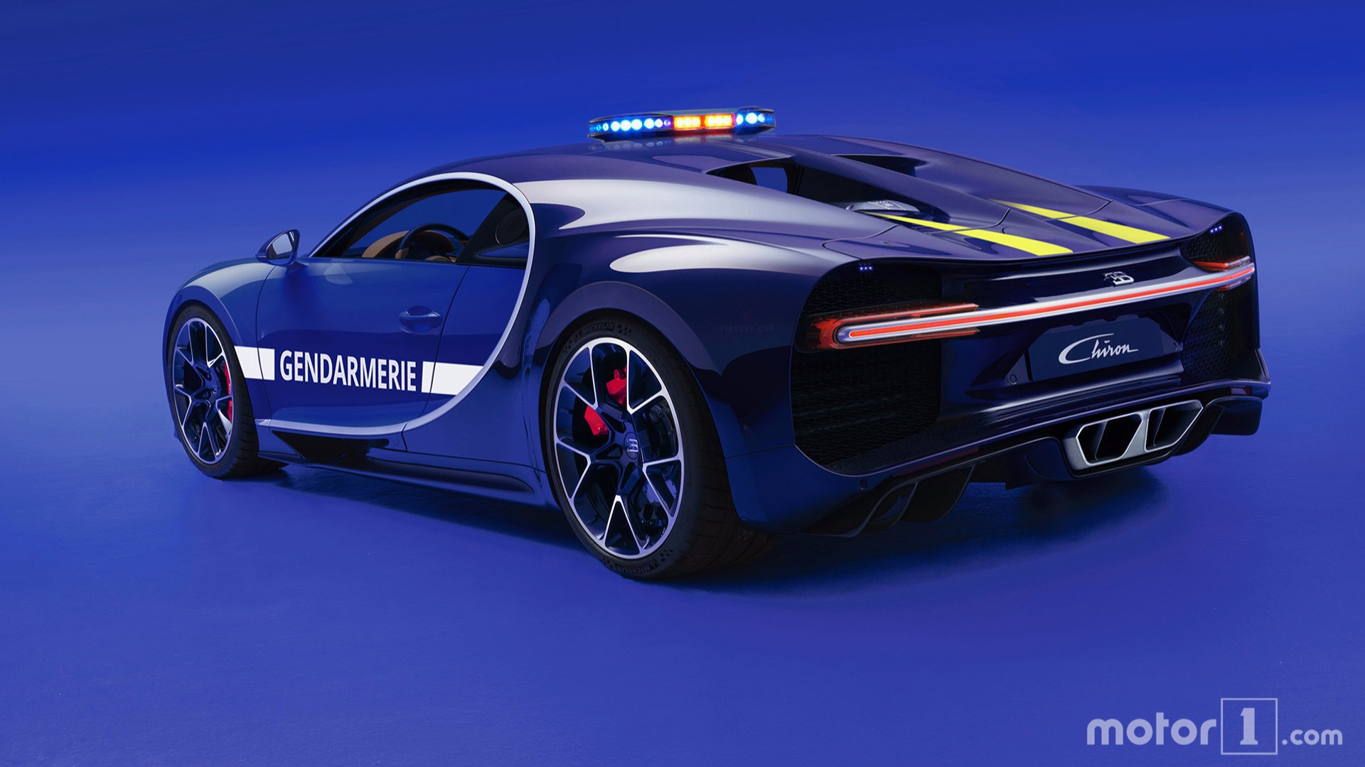 Bugatti Chiron reforça frota da polícia francesa