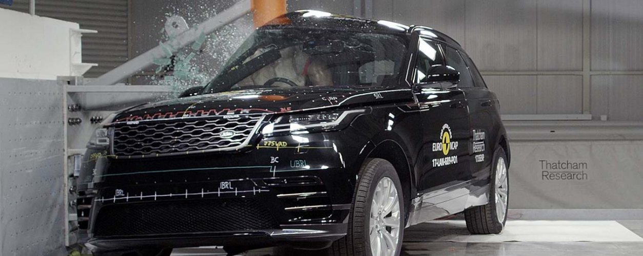 Range Rover Velar é 5 estrelas em teste de impacto