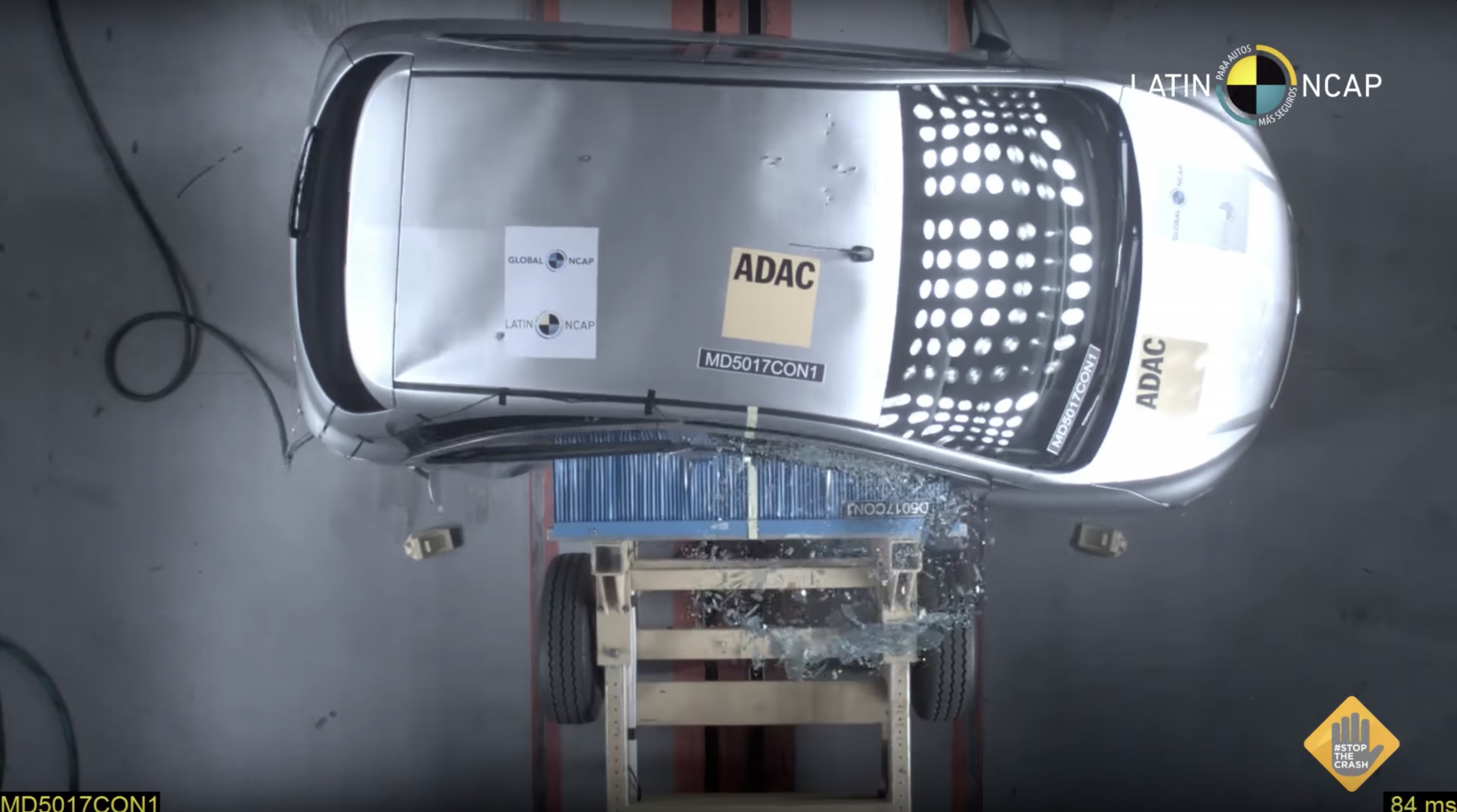 Teste de colisão lateral será obrigatório em 2020