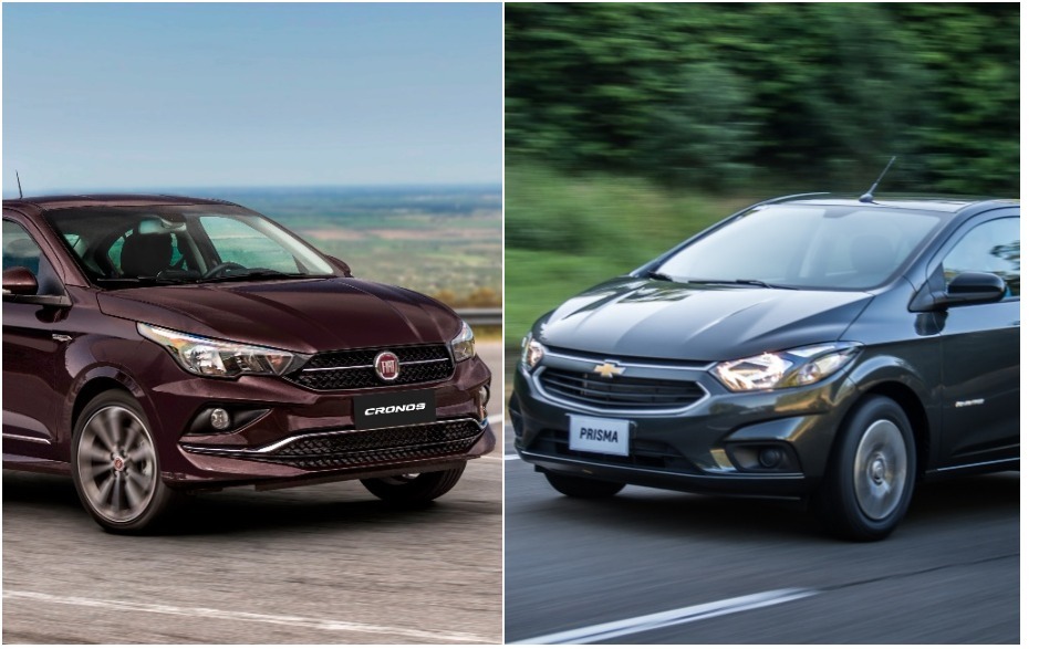 Raio X: Chevrolet Prisma LT x Fiat Cronos Drive