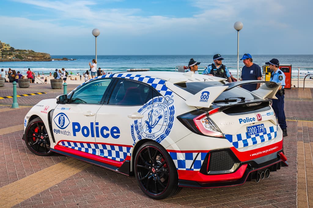 Honda Civic Type R é incorporado pela Polícia