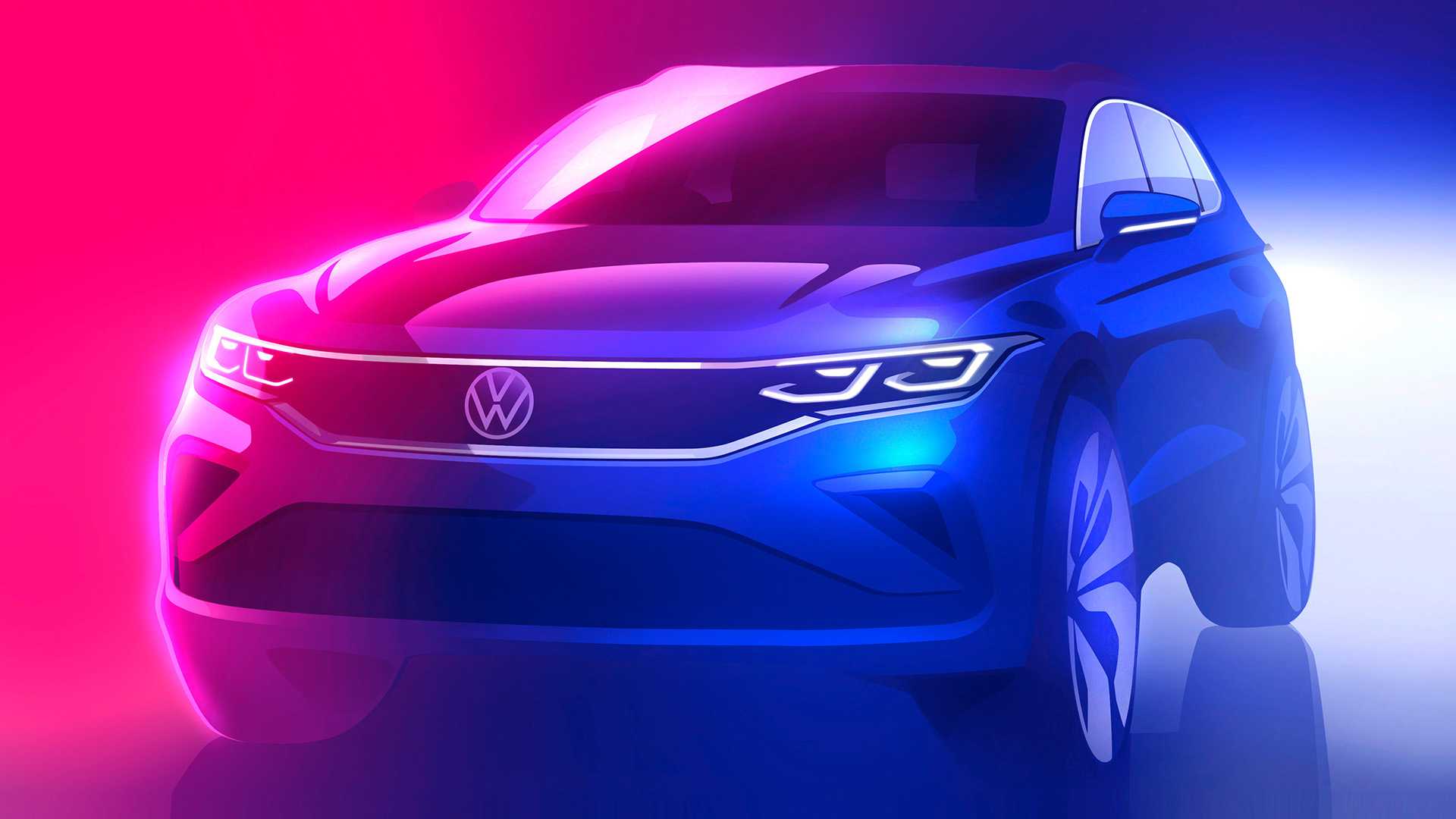VW revela primeiro teaser oficial do novo Tiguan