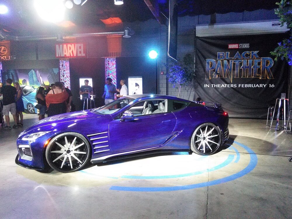 Carro do Pantera Negra é obra de arte da Lexus