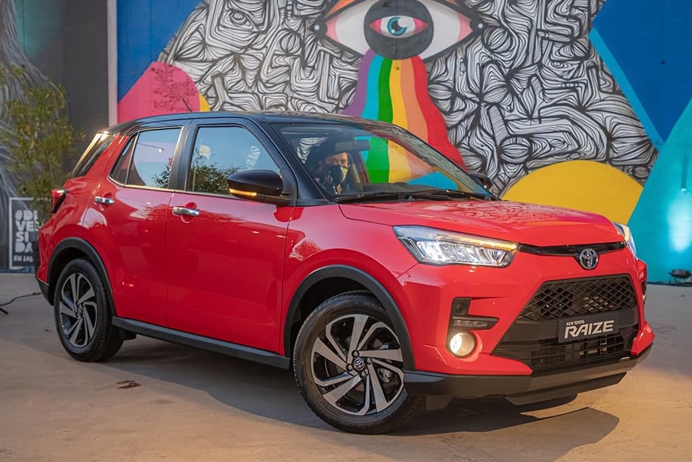 Toyota Raize, que vem para o Brasil, chega ao Chile