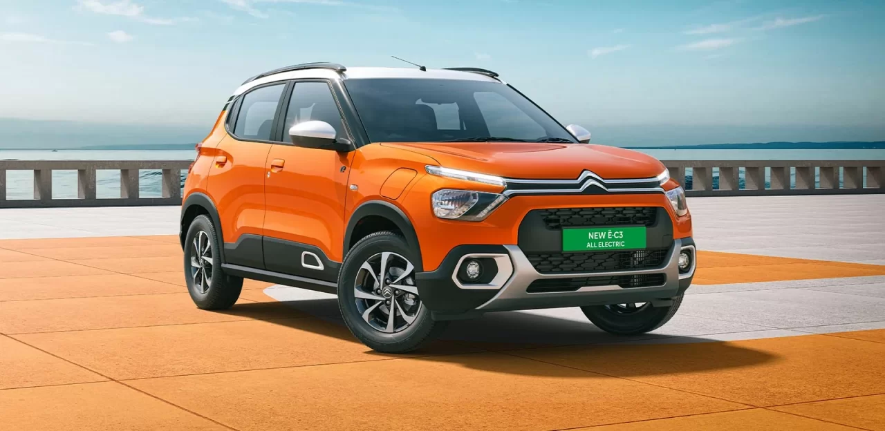 Com alcance de 320 km, Citroën C3 elétrico é lançado na Índia