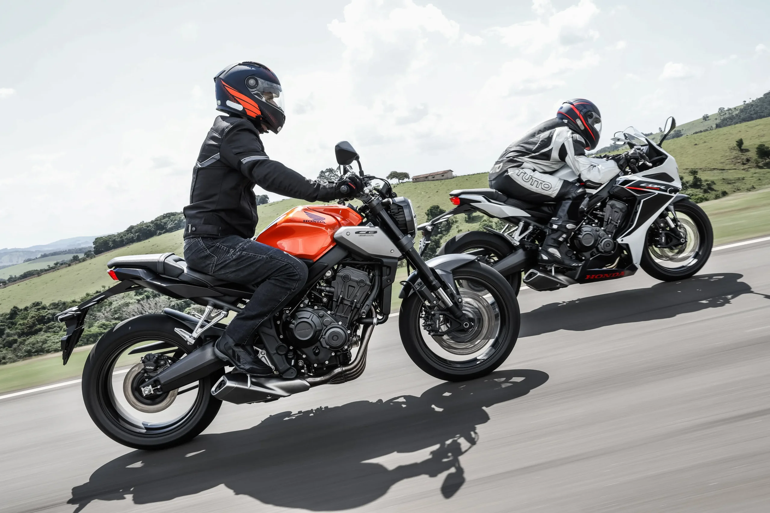 Honda CB 650R e CBR 650R 2024: novas cores e acabamento